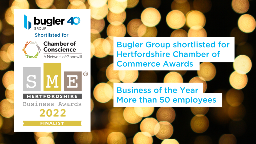 Bugler Group shortlisted for Hertfordshire Chamber of Commerce Awards